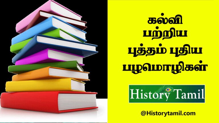 கல்வி பற்றிய பழமொழிகள் - Education Proverbs in Tamil